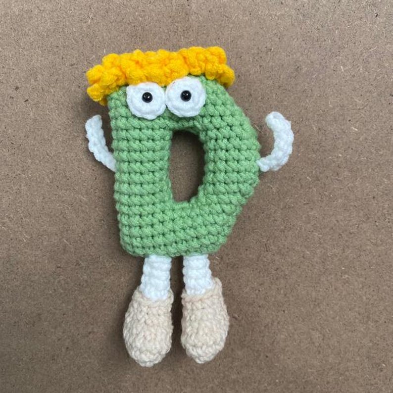 Alphabet Keychain Crochet Pattern, Alphabet Keychain Amigurumi Pattern ...