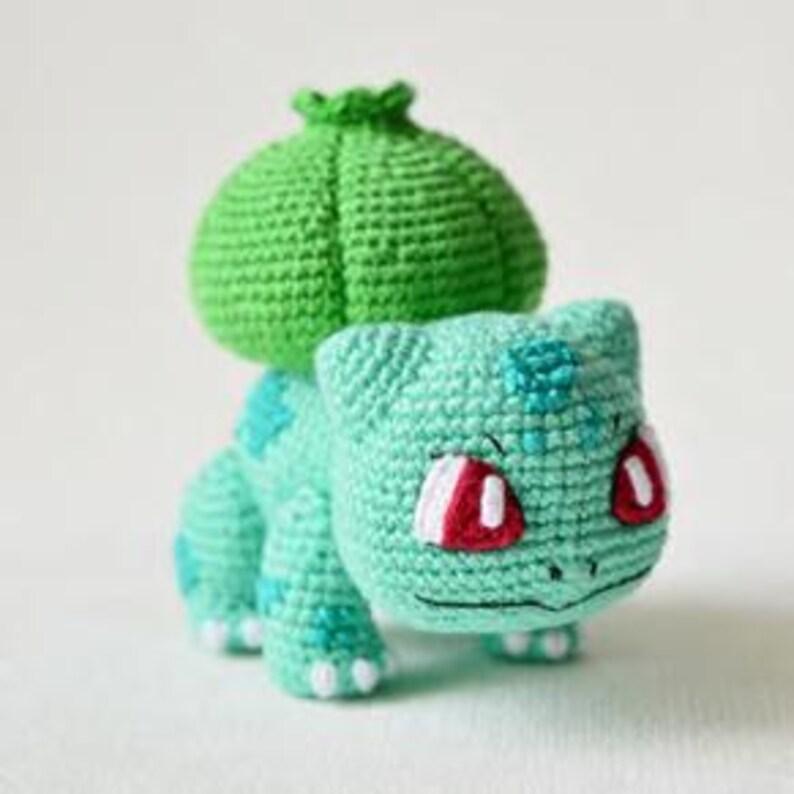 Bulbasaur Crochet Pattern PDF – Cute Amigurumi Pokémon Plushie – Easy ...