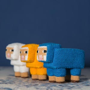 Minecraft Sheep Amigurumi Crochet Pattern – Digital PDF Guide - Etsy