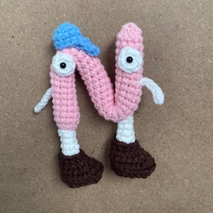 Alphabet Keychain Crochet Pattern, Alphabet Keychain Amigurumi Pattern ...