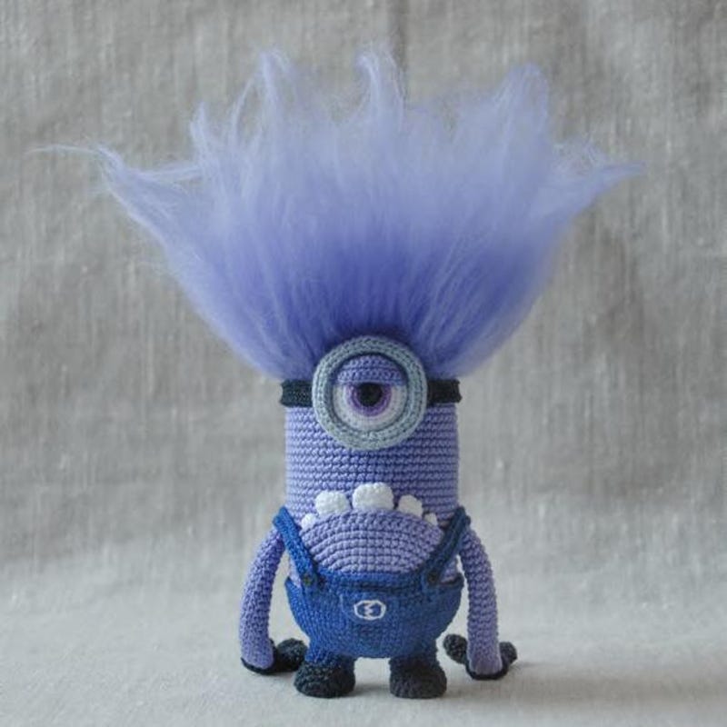 Purple Minion - Etsy