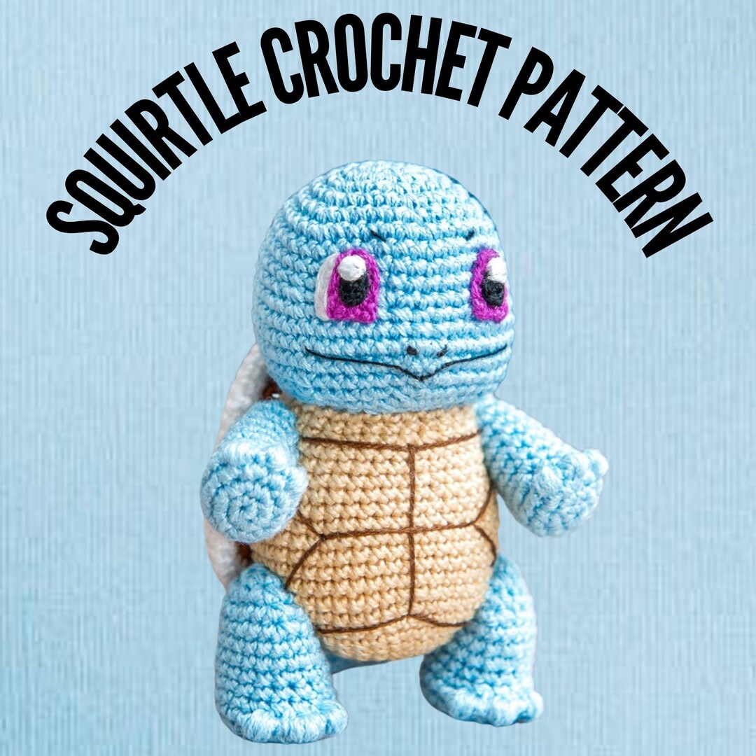 Squirtle-inspired Amigurumi Crochet Pattern - PDF Digital Download ...