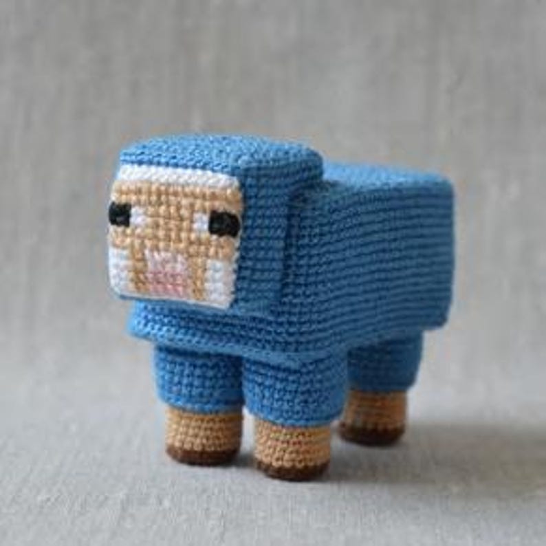 Minecraft Sheep Amigurumi Crochet Pattern – Digital PDF Guide - Etsy