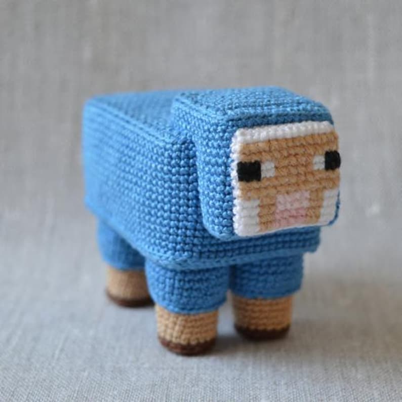 Minecraft Sheep Amigurumi Crochet Pattern – Digital PDF Guide - Etsy