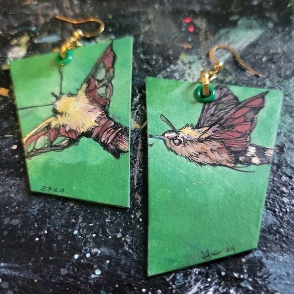Hummingbird Moth - Etsy