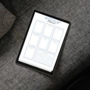 8.5in X 11in - Digital Weekly Planner - Etsy