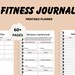 Digital Fitness Journal for iPad With Goodnotes and Notability Undated ...