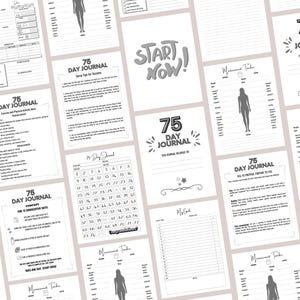 75 Day Challenge Digital Planner for Goodnotes 75 Hard & Soft Challenge ...