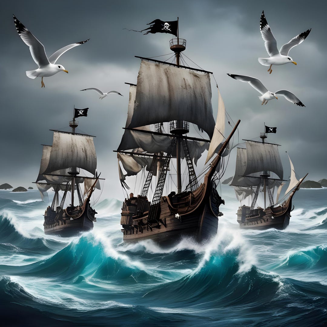 Pirate Ship Gifts Digital Download Men Gifts Digital Women Gift Print ...