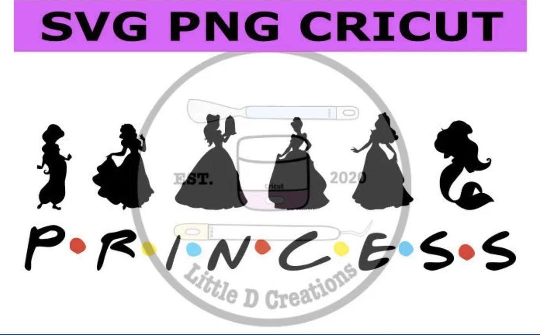 Princess Squad SVG PNG | Royal Friend Group Cut File (digital Download ...