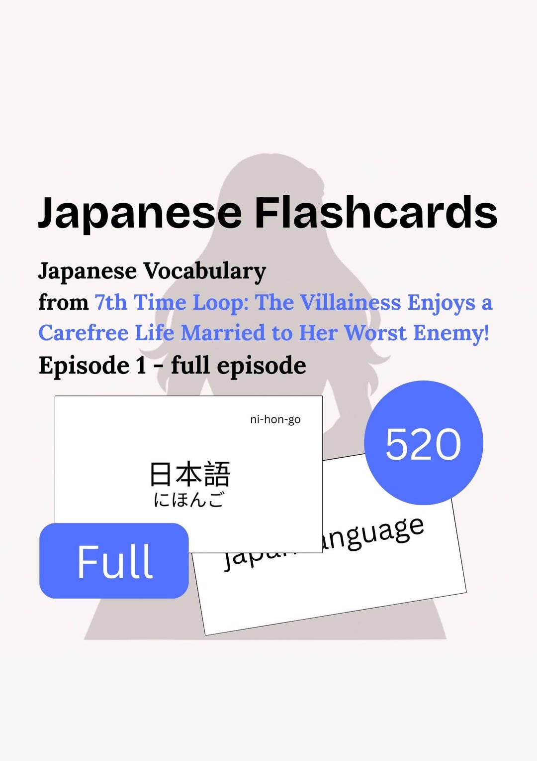 Japanese Flashcards Vocabulary From Anime | 7th Time Loop: the ...