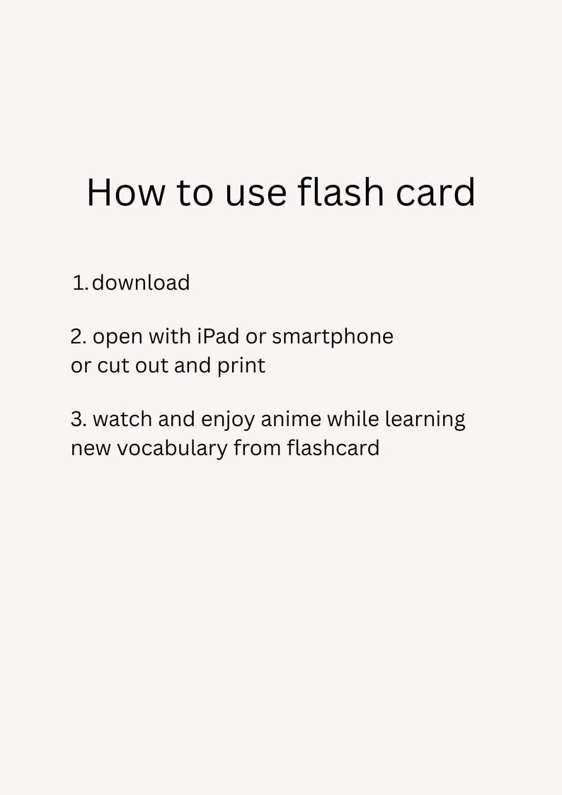Japanese Flashcards Vocabulary From Anime | 7th Time Loop: the ...