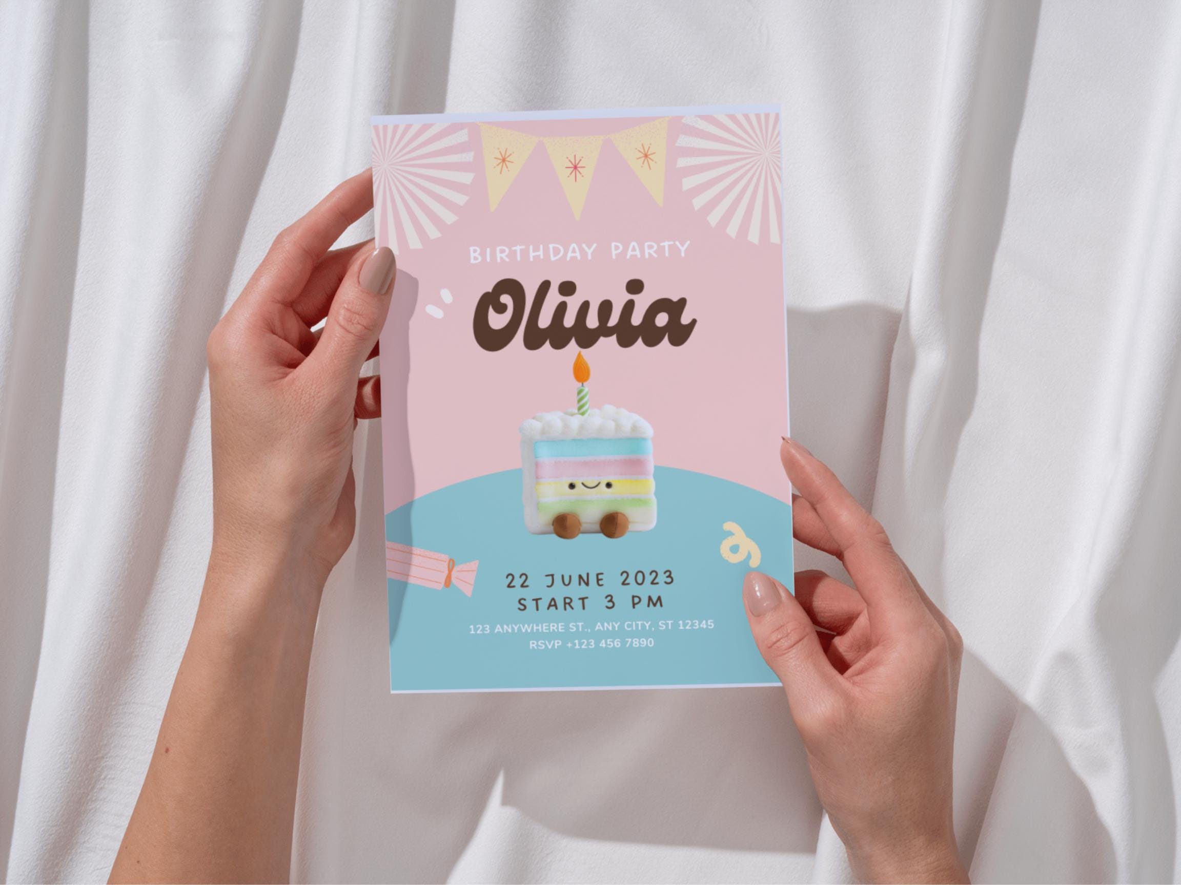 Jellycat Birthday Invitation - Etsy