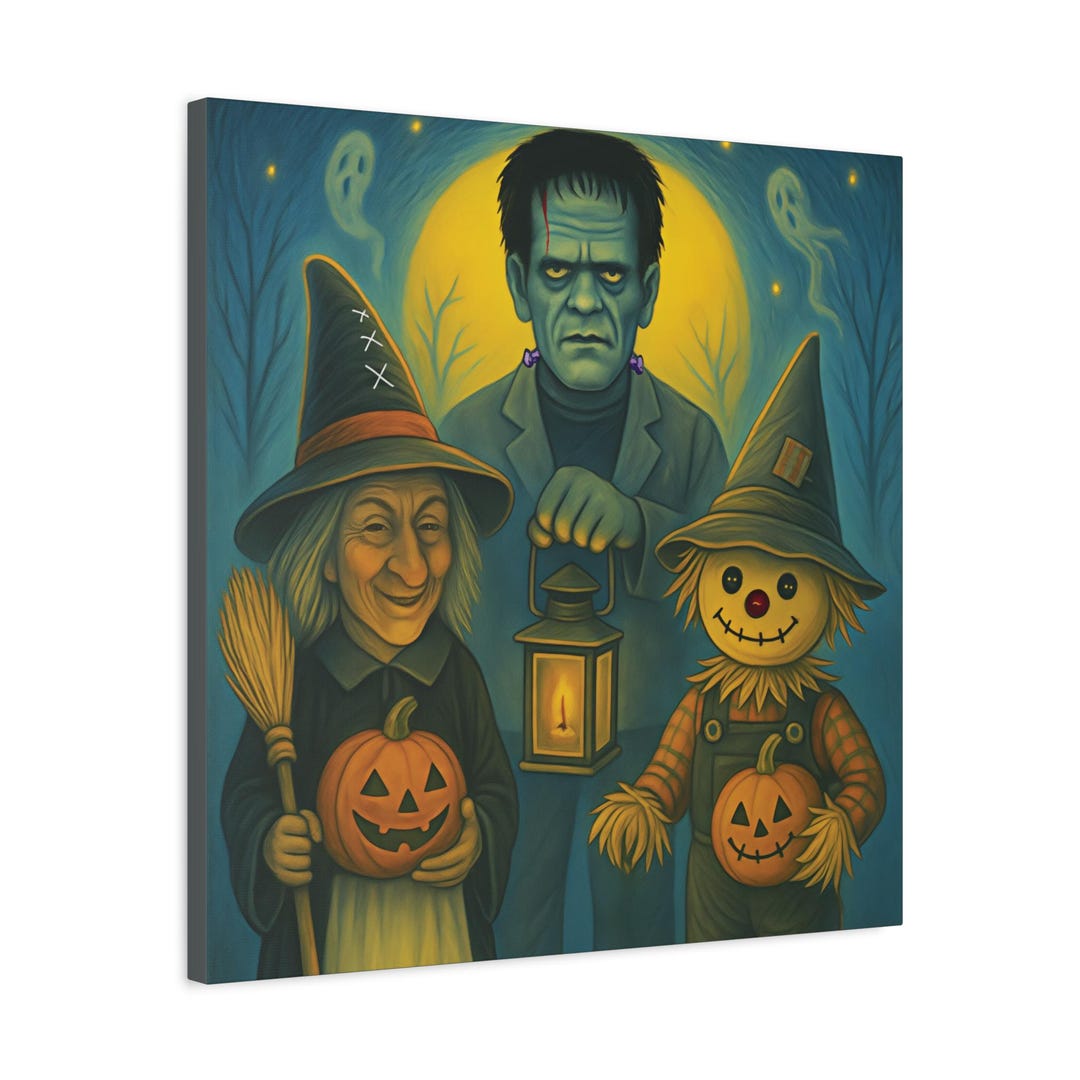 Halloween Family Portrait, Telco Motionettes of Halloween Vintage ...
