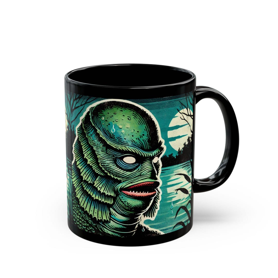 Lagoon Monster Mug | Gothic Coffee Cup Classic Monsters Mug Universal ...