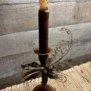 Primitive Candle Holder - Etsy
