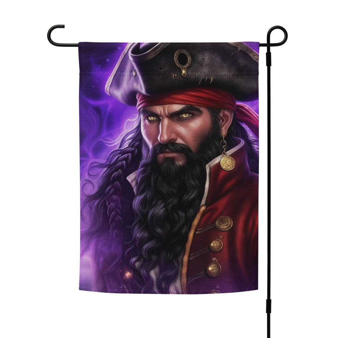 Ghost of Blackbeard | Garden Flag - Etsy