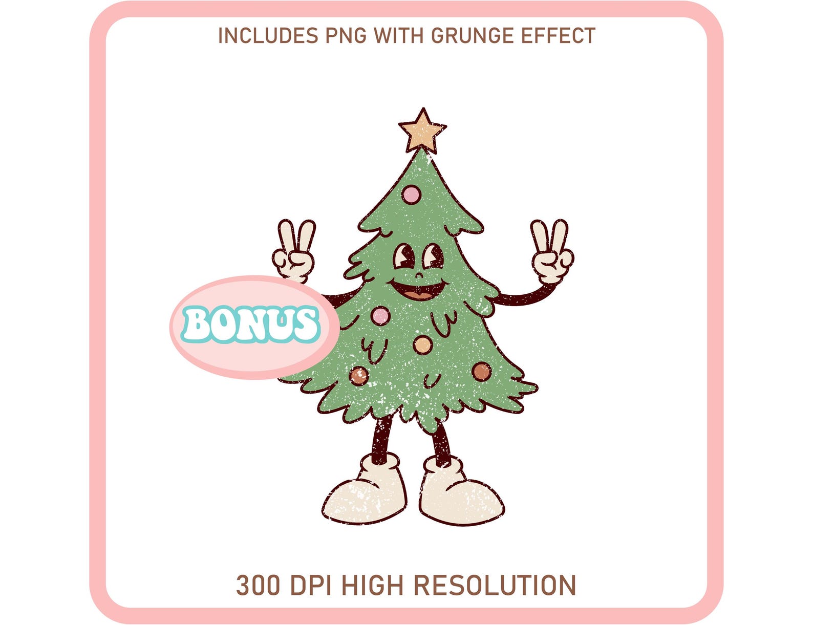 RETRO Christmas Tree Svg, Retro Christmas Character SVG, Cute Christmas ...