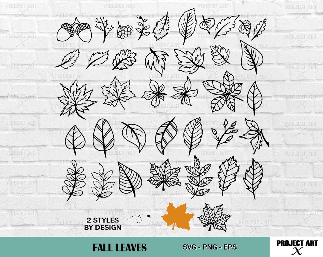 Leaves Svg Bundle,fall Leaves Svg Bundle, Layered Leaf Svg, Autumn ...