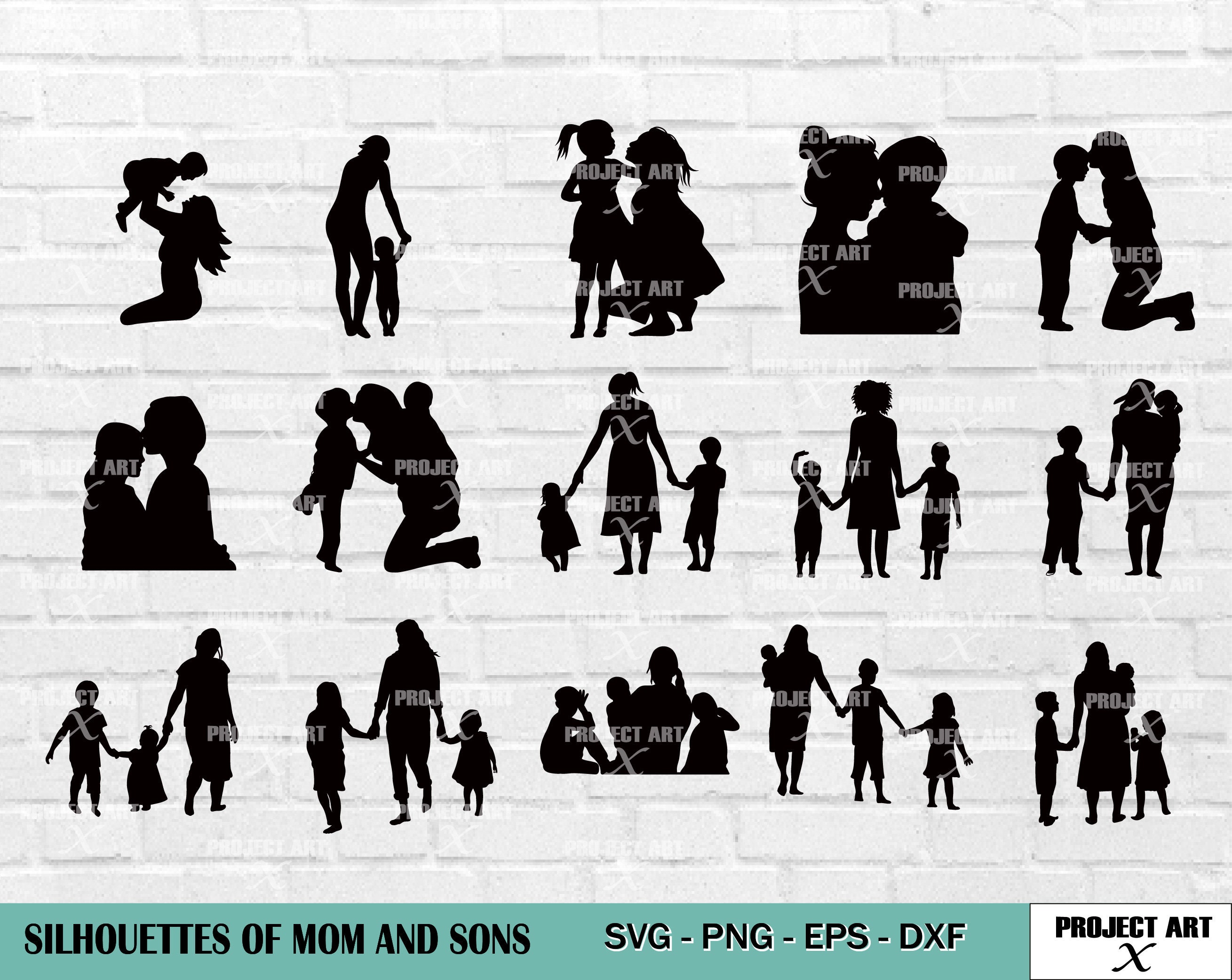 Mother Sons Svg Mother Daughter SVG Mom Svg Mother Daughter - Etsy UK