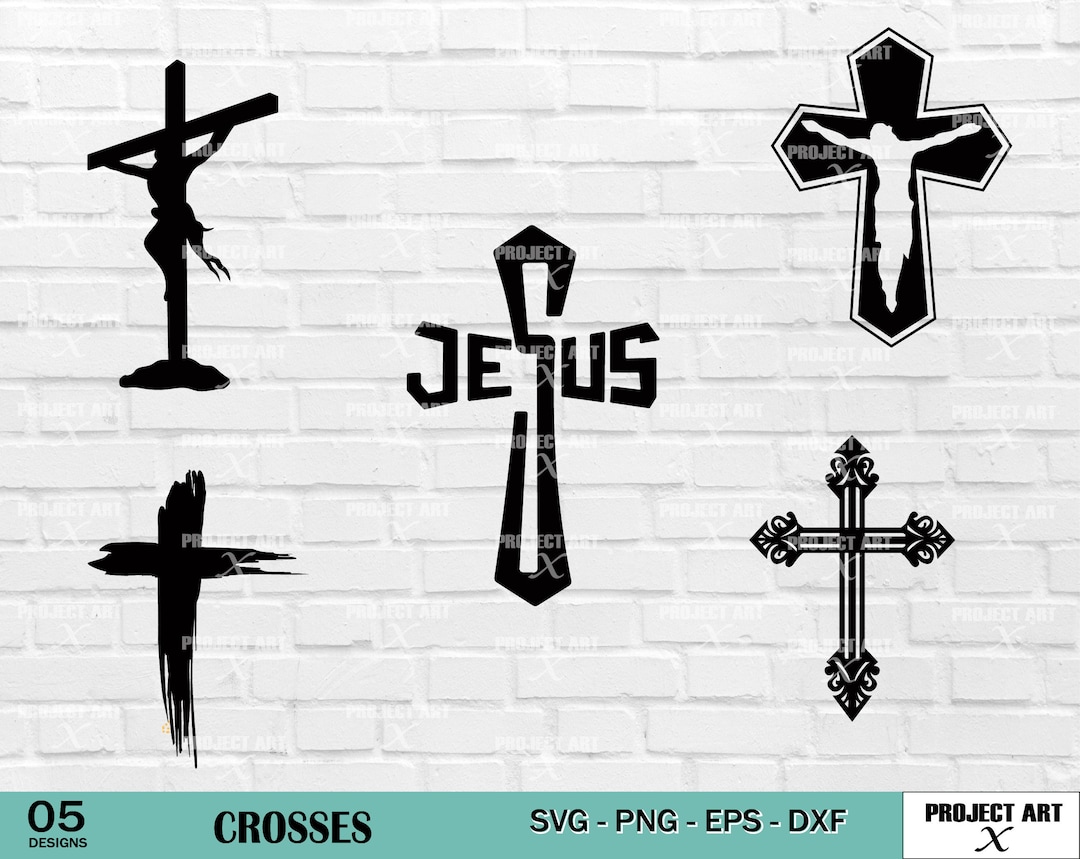 Cross SVG Bundle, Jesus Svg, Old Rugged Cross Svg, Christian Svg, Cross ...