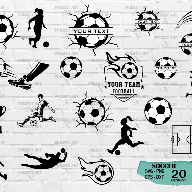Soccer Svg - Etsy