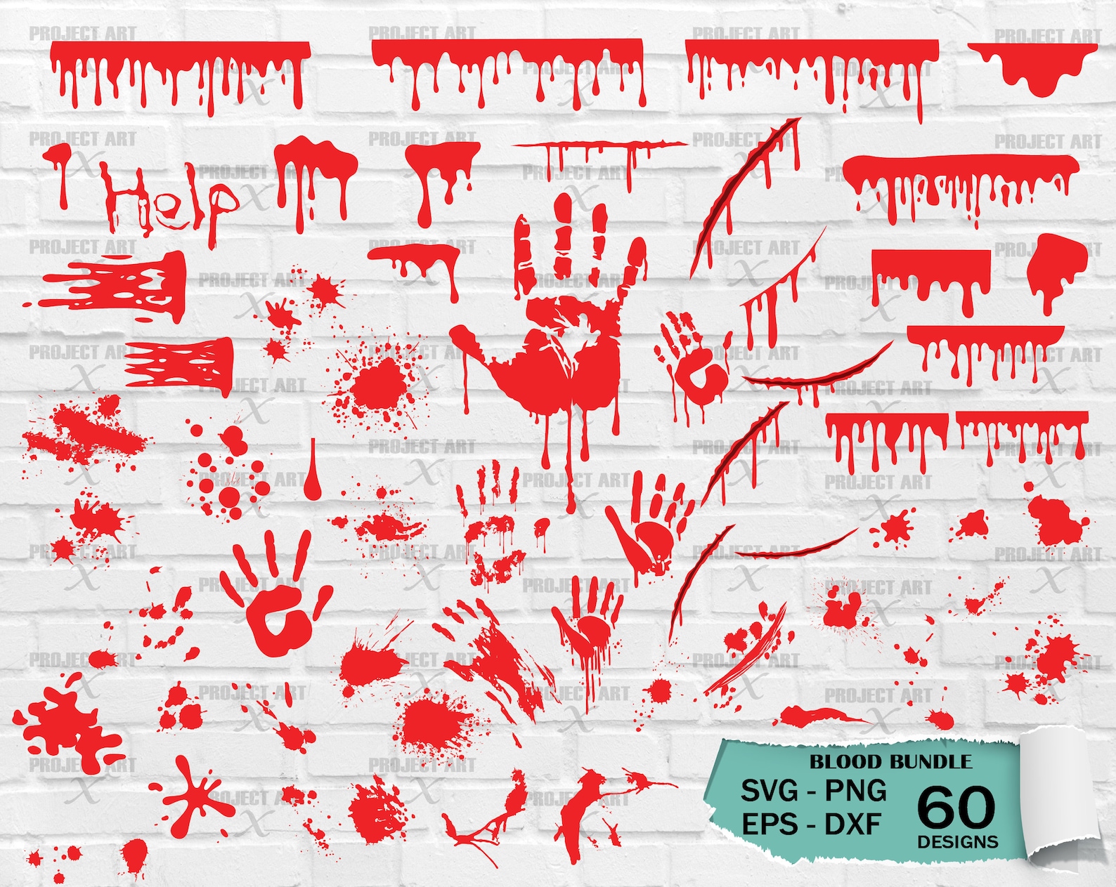 Dripping Borders SVG Blood Dripping Svg Dripping Silhouette - Etsy