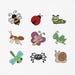 Mini Insects Bundle Embroidery Design, Bee, Ladybug, Butterfly ...