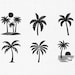 Palm Tree Embroidery Design, Tree Bundle Embroidery Design, Tree ...