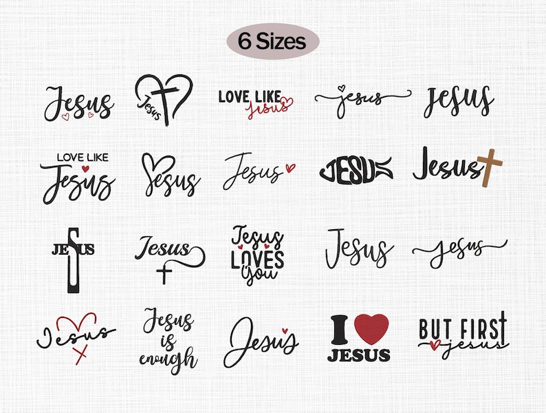 Jesus Bundle Embroidery Design, Jesus Embroidery Design, Christian ...