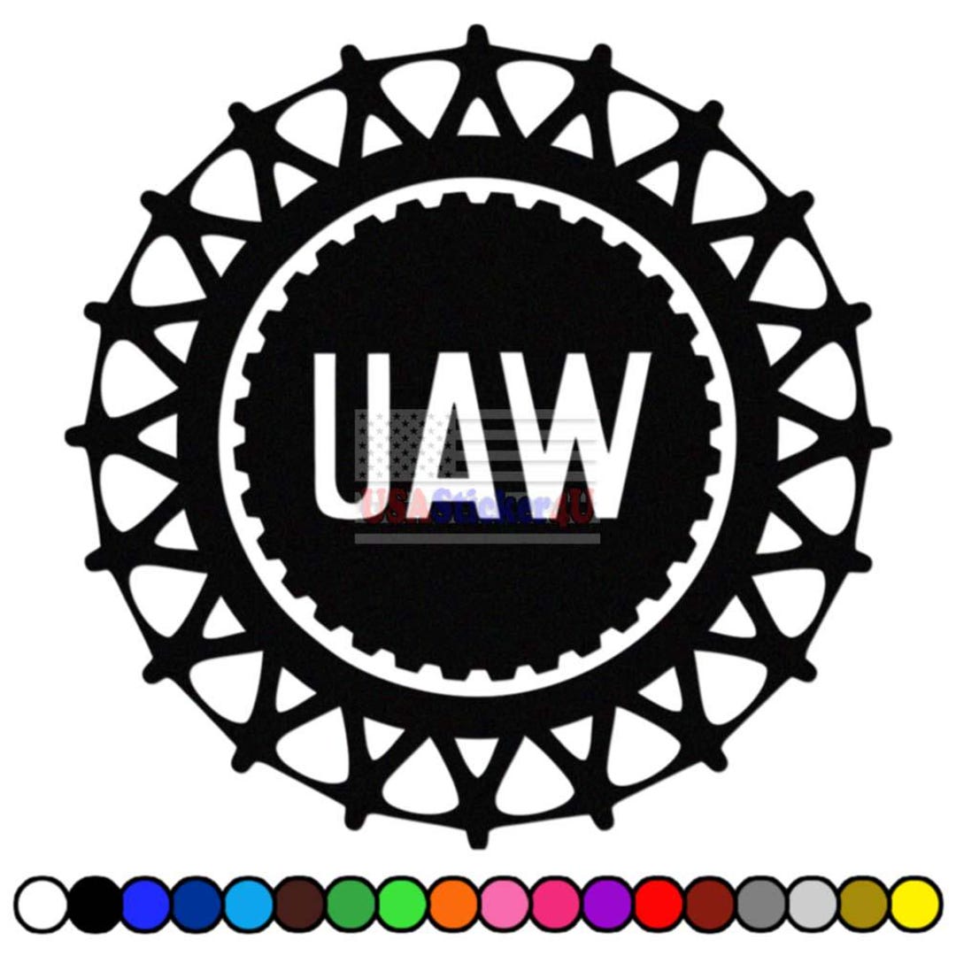 Corporatelogo UAW United Auto Workders Vinyl Sticker Decal for Car ...
