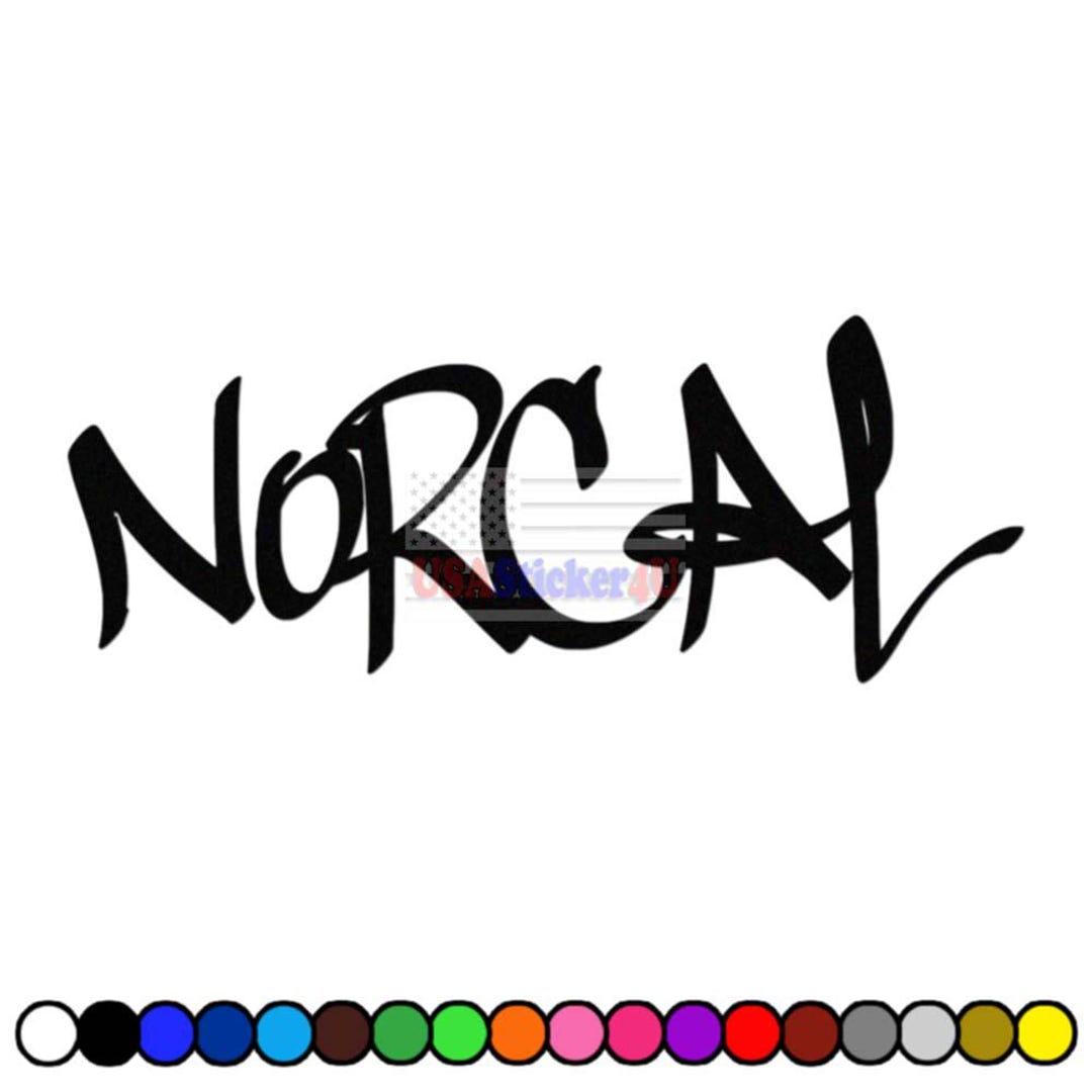 Jdm Norcal Vinyl Sticker Decal for Car Truck Motorcycle Vehicle Bumper ...
