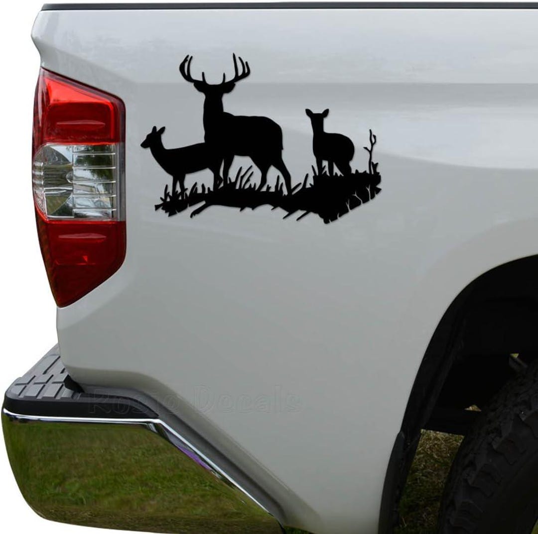 Deer Buck Family Die Cut Vinyl Decal Sticker for Car Truck Motorcycle ...
