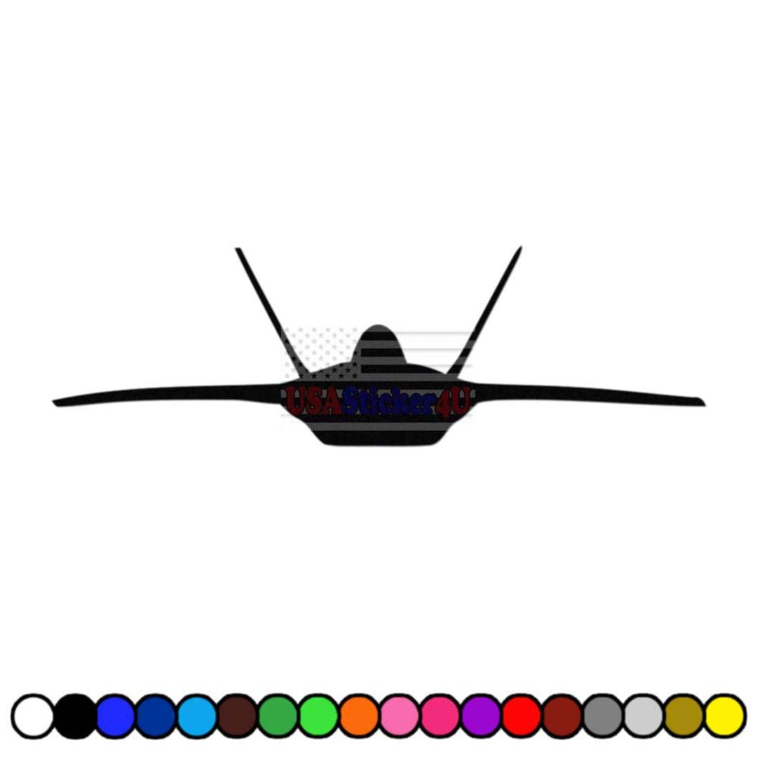 Military F-22 Vinyl Sticker Decal for Car Truck Motorcycle Vehicle ...