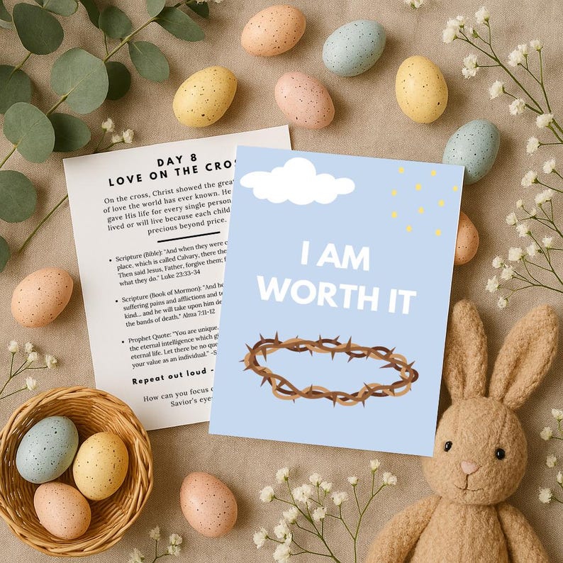LDS Easter Week Scripture Cards: Holy Week Devotionals (PDF Printable ...