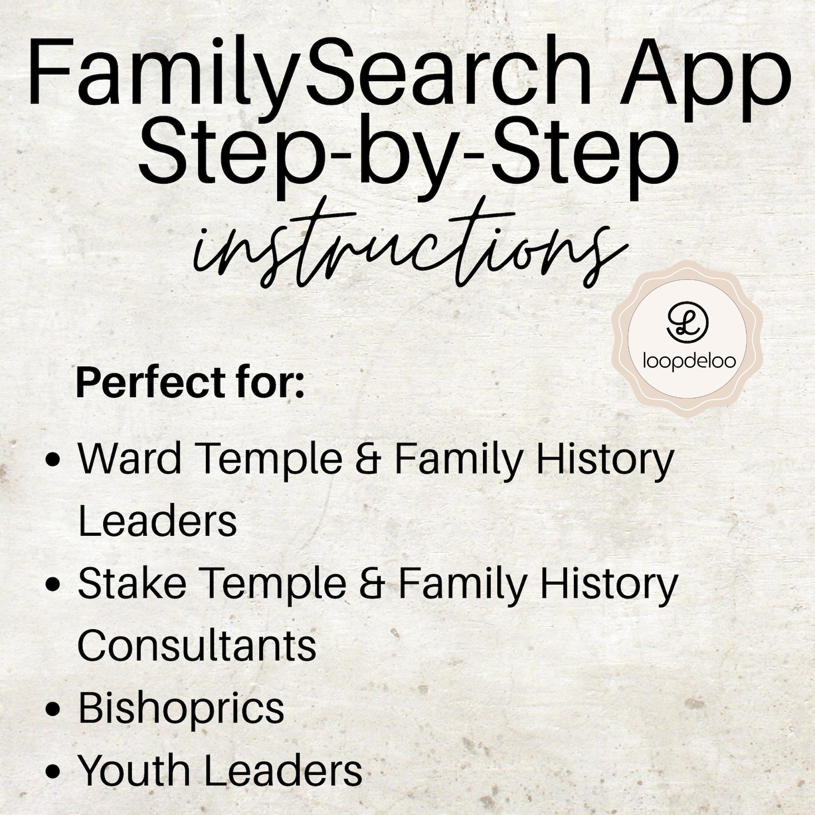 Family History Guide: Ordinances Ready Steps - LDS Temple Prep (PDF ...