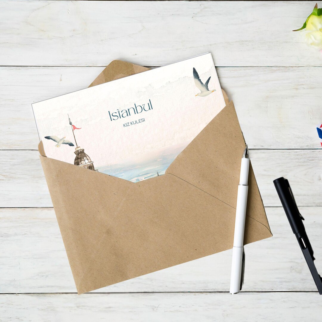 Printable Istanbul Postcard Set DIY Istanbul Greeting Cards Digital ...