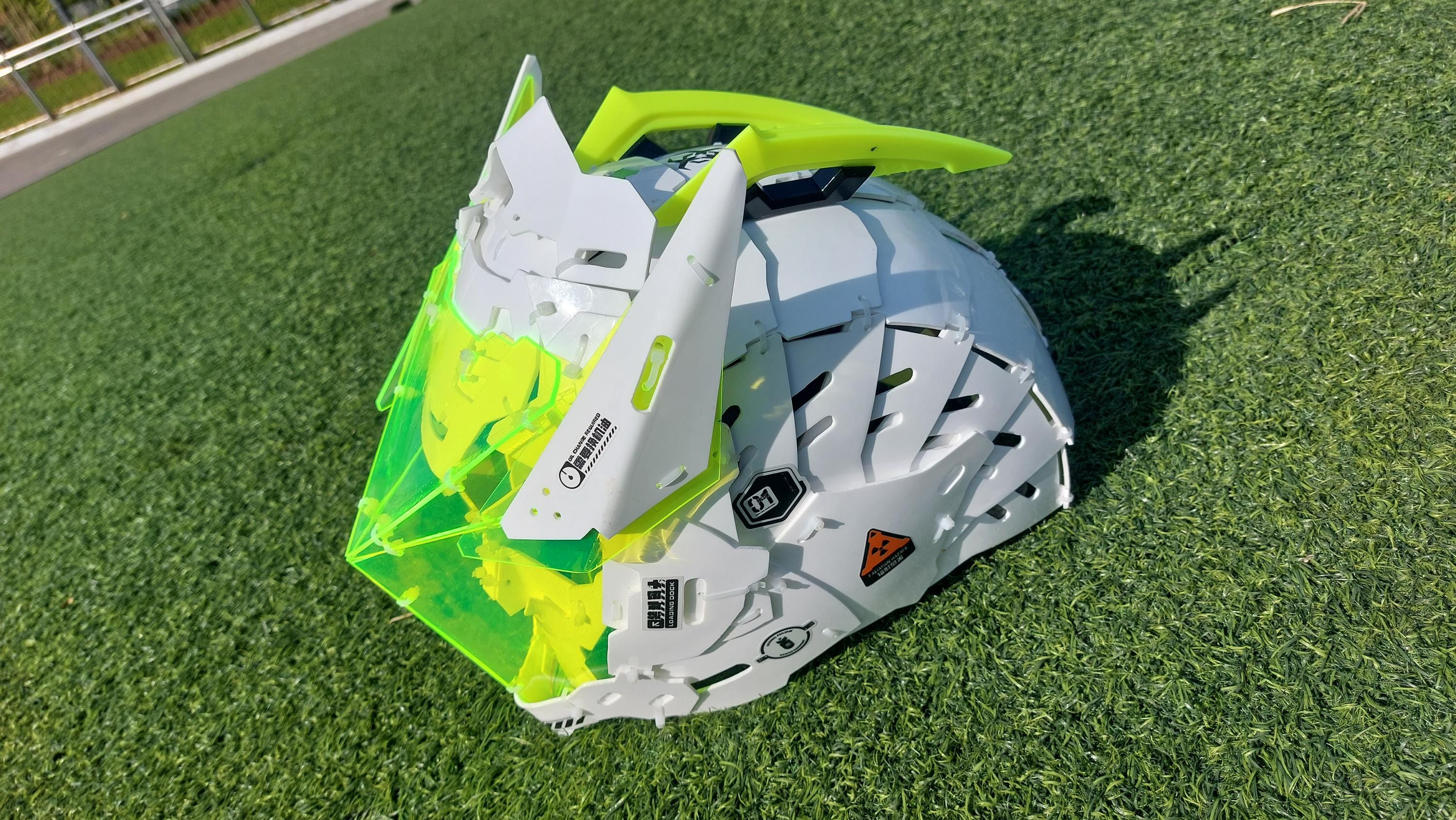 Cyberpunk Helmet - KZ_CT2024 Armadillo Neon LED - Etsy