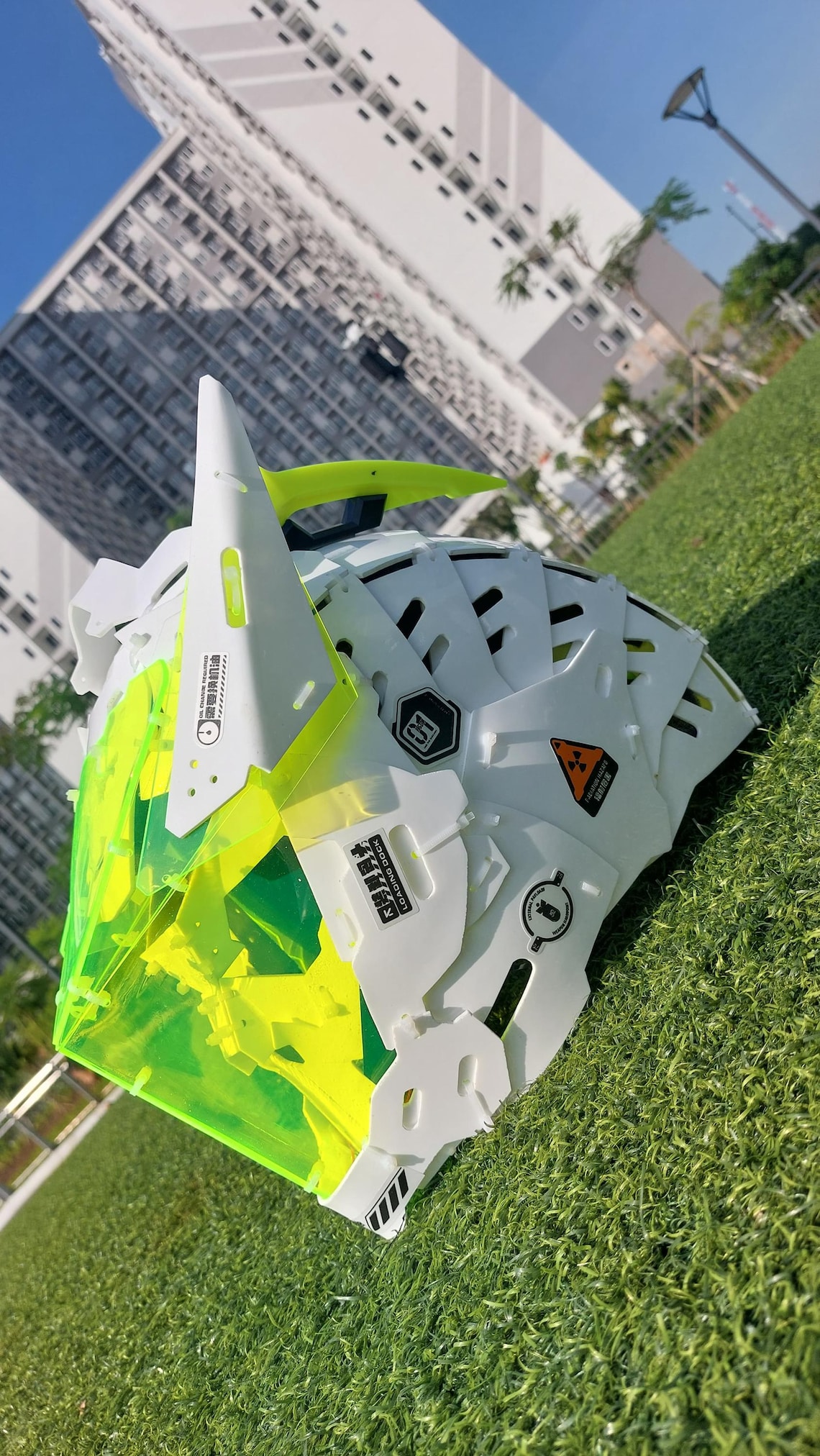 Cyberpunk Helmet - KZ_CT2024 Armadillo Neon LED - Etsy