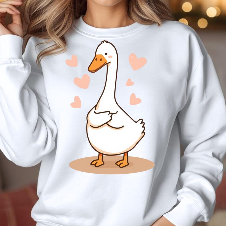 Self Love Goose Hug PNG, Silly Goose Valentine Shirt Design, Cozy Self ...