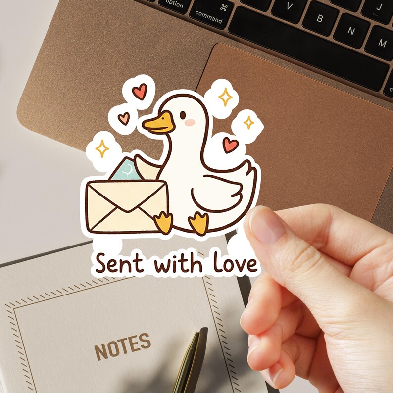 18 Cozy Postal Goose PNG Stickers, Happy Mail Clipart Bundle, Snail ...