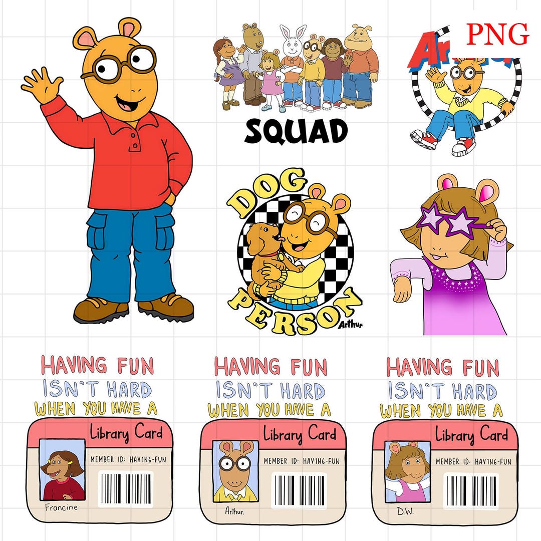 10+arthur Bundle Png, Read Children's Books Teacher Png, Teacher Life ...