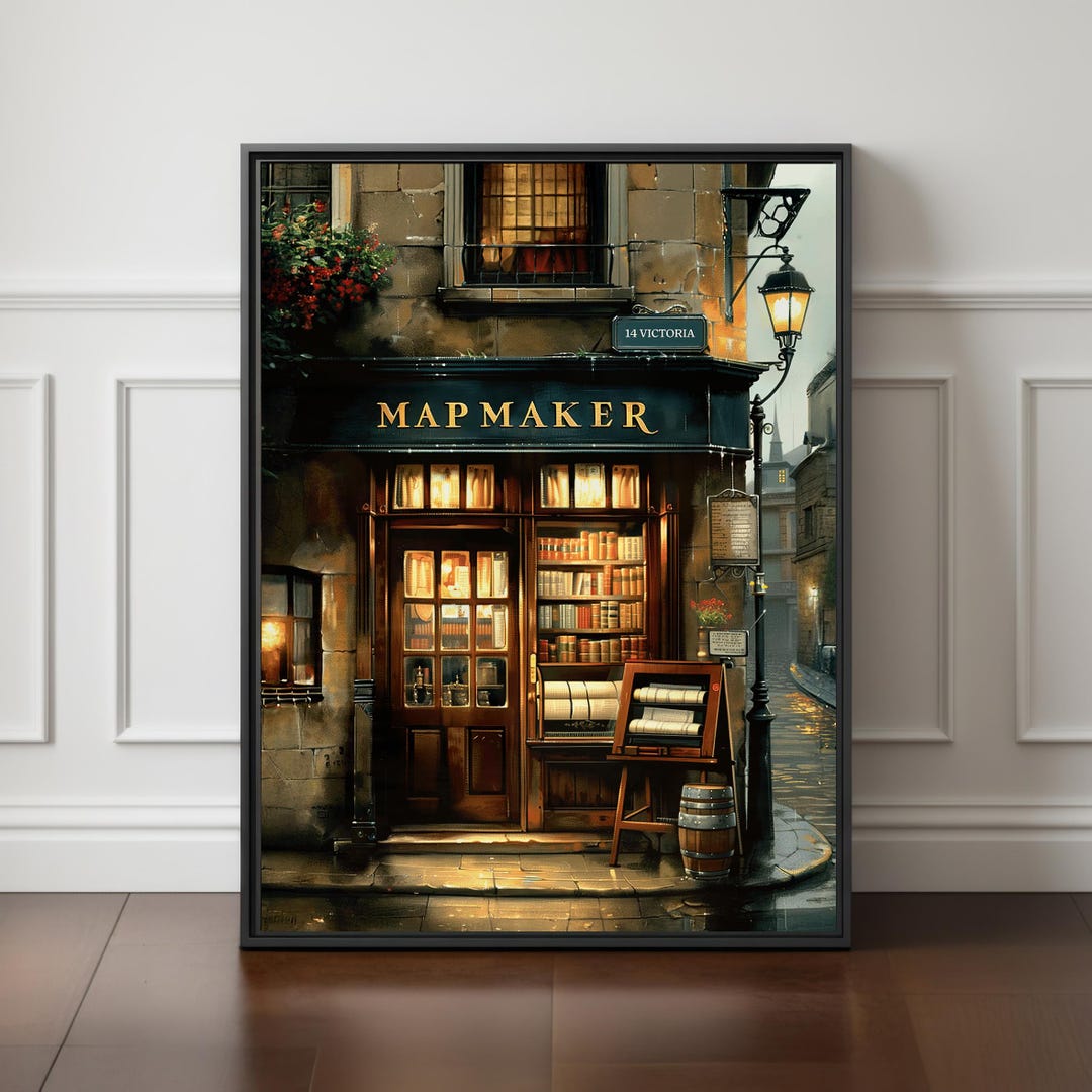 Victorian Shop Front, Historic Storefront Wall Art - Etsy