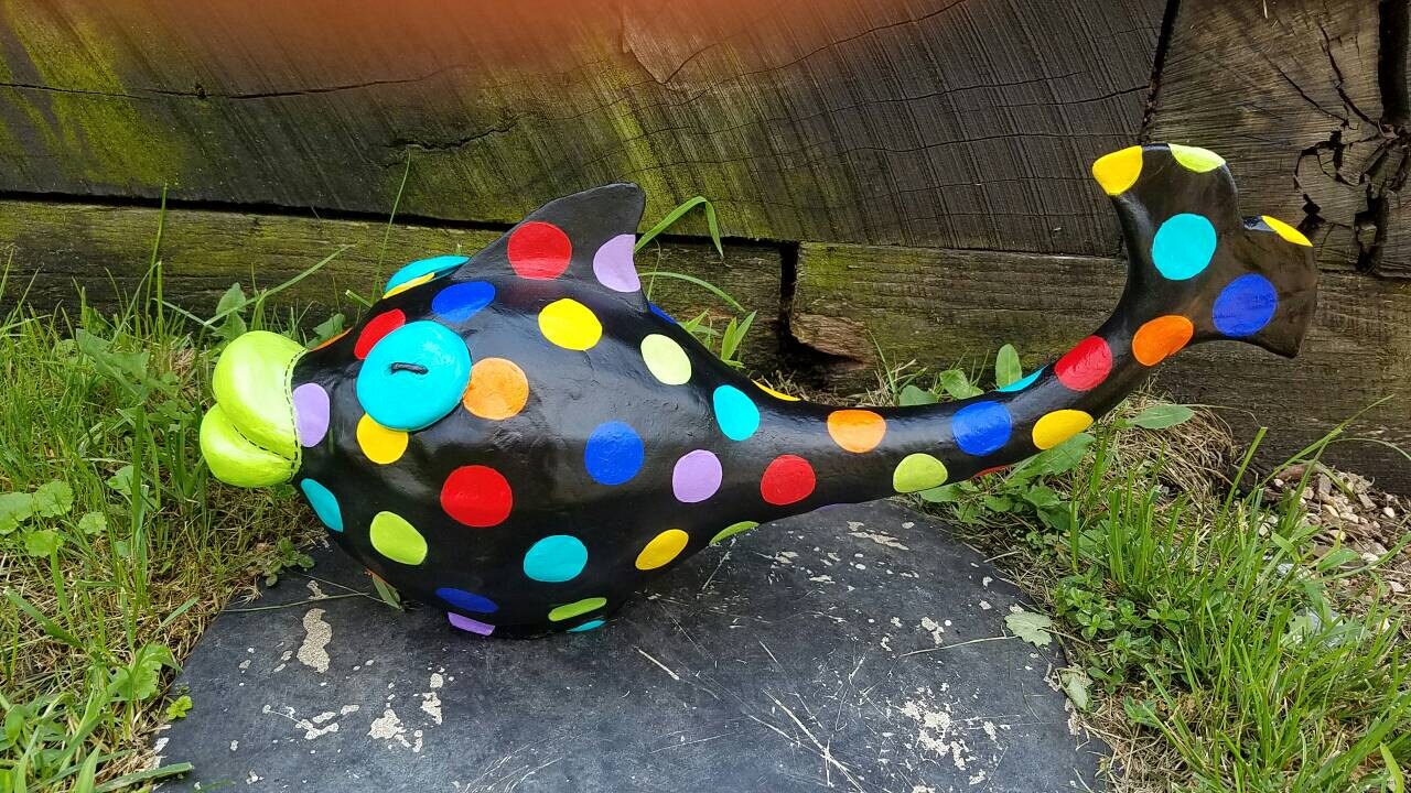 Frank the Fish Gourd Sculpture - Etsy