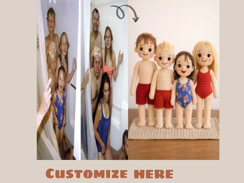 Custom Look-alike Crochet Doll – Handmade Couple Amigurumi ...