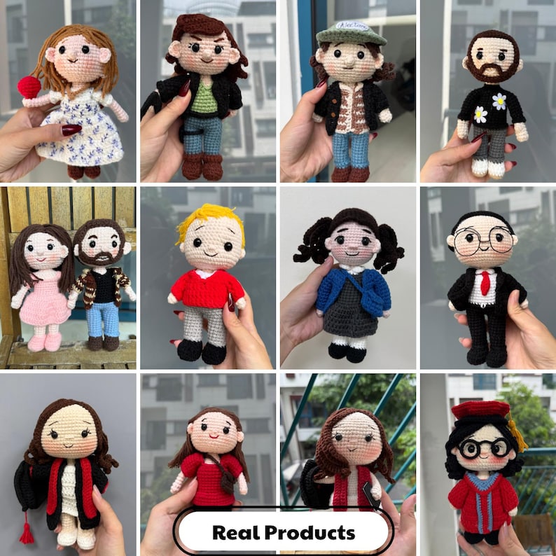 Custom Look-alike Crochet Doll – Handmade Couple Amigurumi ...