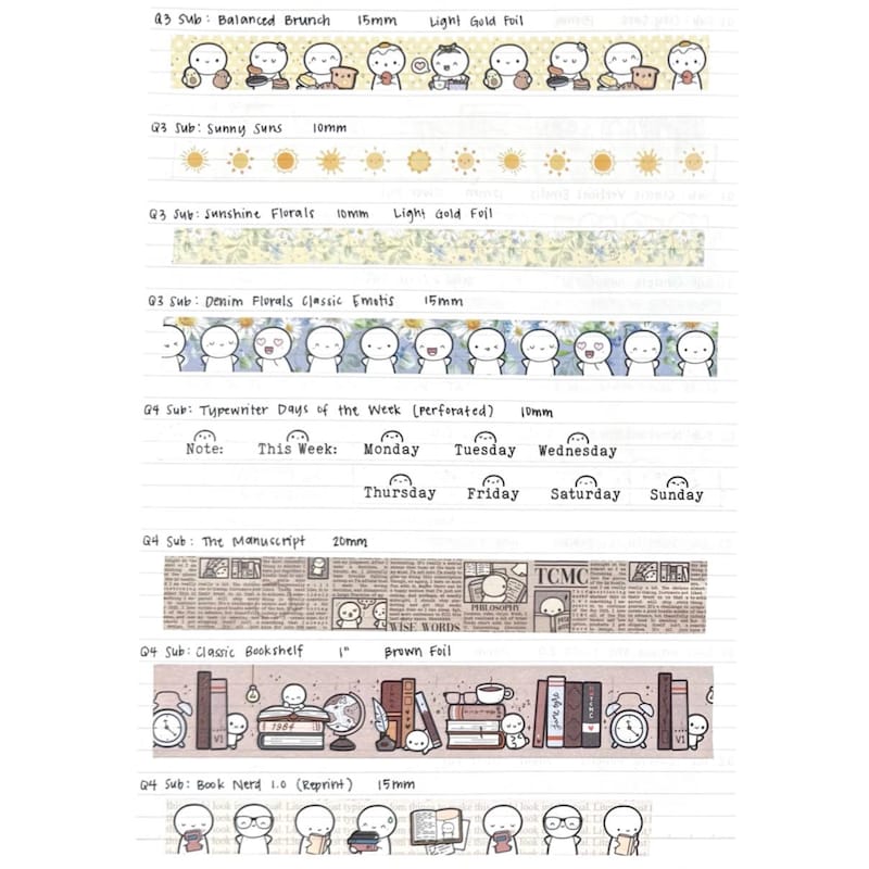 Washi Tape Shop Stickers - Etsy