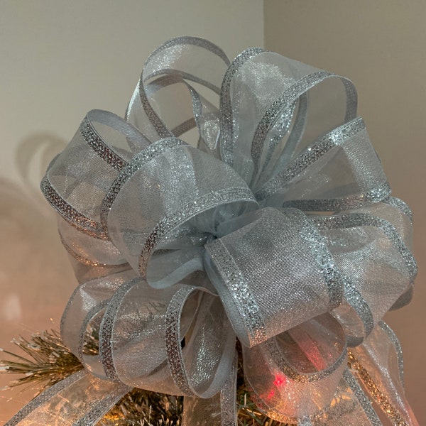 Tree Topper Bow - Etsy