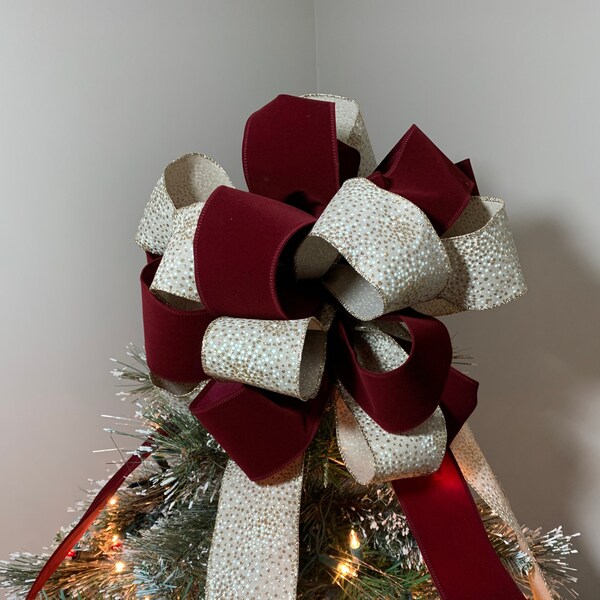 Burlap Tree Topper - Etsy