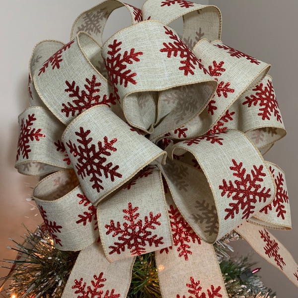 Burlap Tree Topper - Etsy